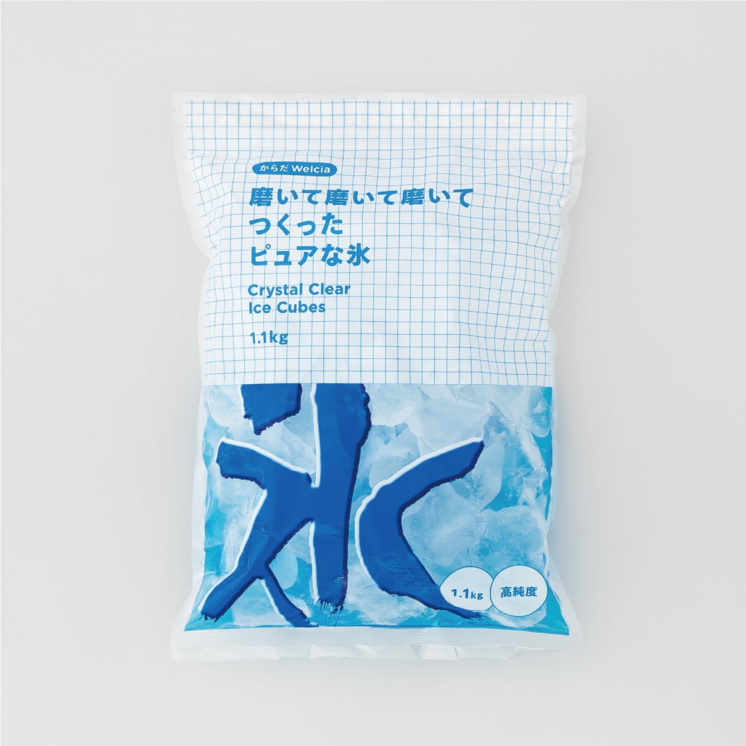 磨いて磨いて磨いてつくったピュアな氷/1.1kg｜からだWelciaとくらしWelcia｜ウエルシア薬局